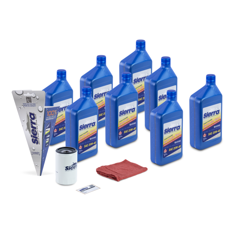 Oil Change Kit for 200-400R V6 and V8 Verado Outboard Engines, 18-9223 ...