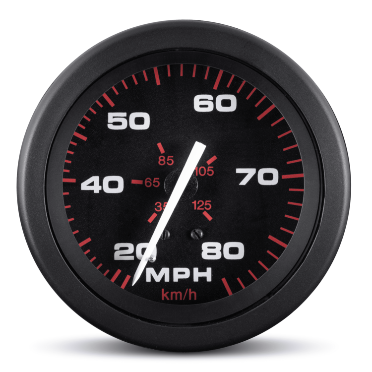 Sierra 3" 80mph Speedometer Kit, Amega Style | SierraParts.com — SIERRA